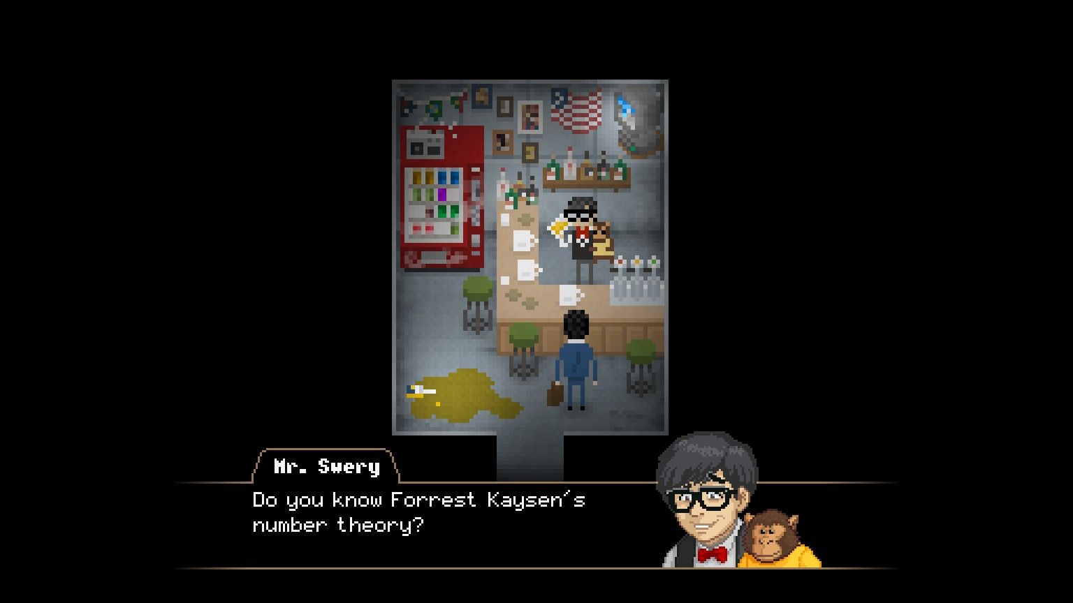 Yuppie Psycho's delightful Mr. Swery